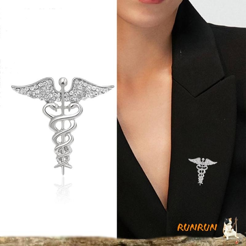 RUNUN Sophisticated Angelic Wing Lapel Pin Alloy Easy to Wear for ...