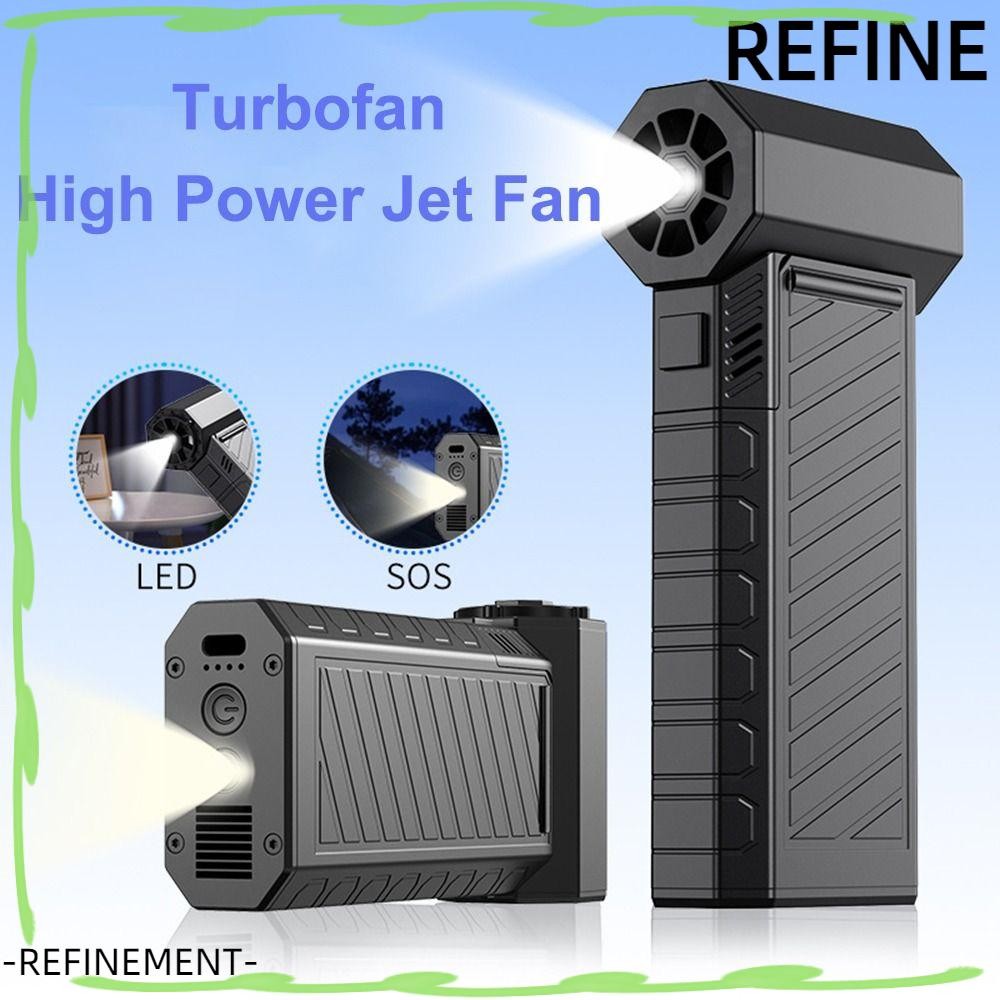 REFINEMENT 130000RPM Turbofan, with Flashlight 3-Speed Adjustment High ...
