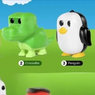 McDonald's happy meal toy Adopt me series penguin crocodile MCD toys ...