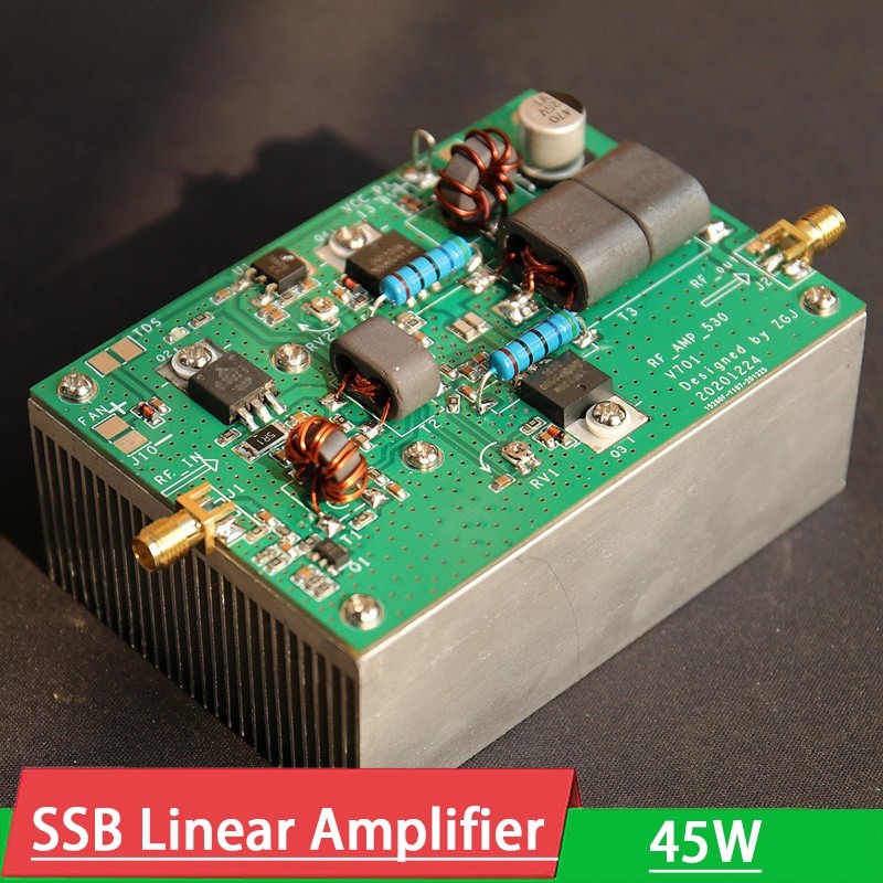 NEW 45W 3-28MHz SSB RF Linear Power Amplifier for Transceiver HF radio ...