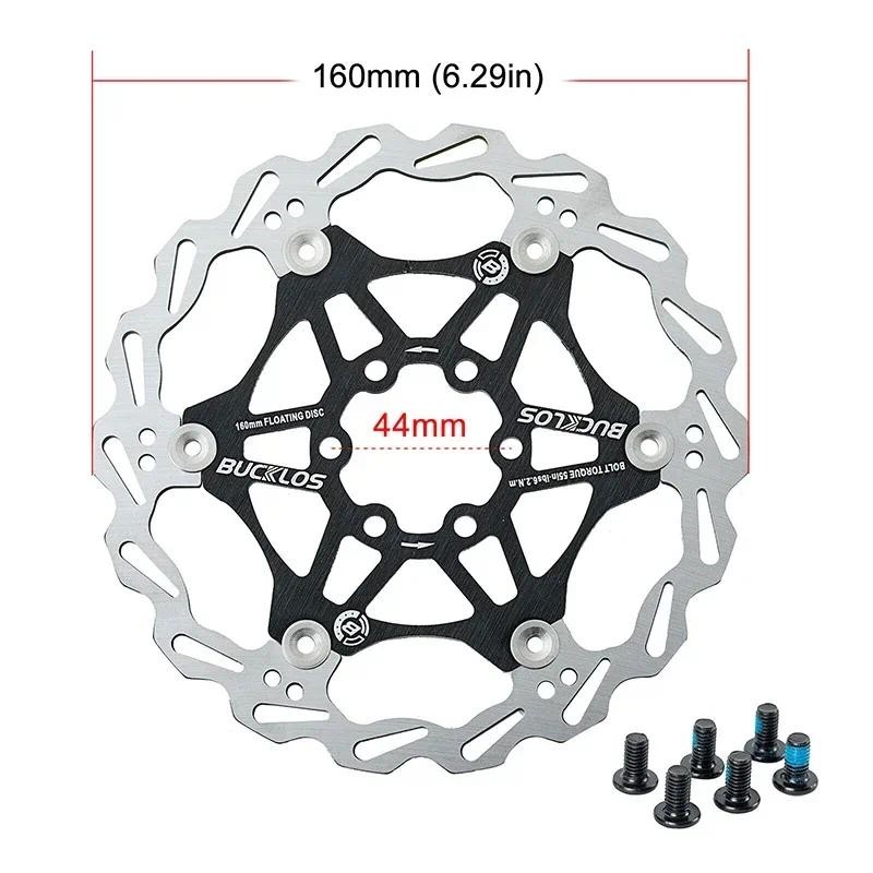 BUCKLOS E-Bike Hydraulic Disc Brake Set 4 Piston Power Off Electric ...