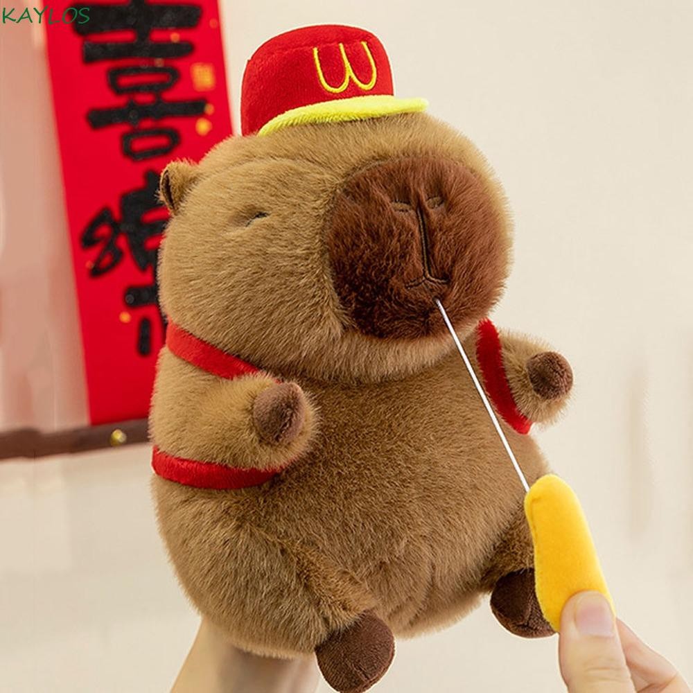 KAYLOS Capybara Plush Doll, McDonald's French Fries Capybara Plush Toy ...