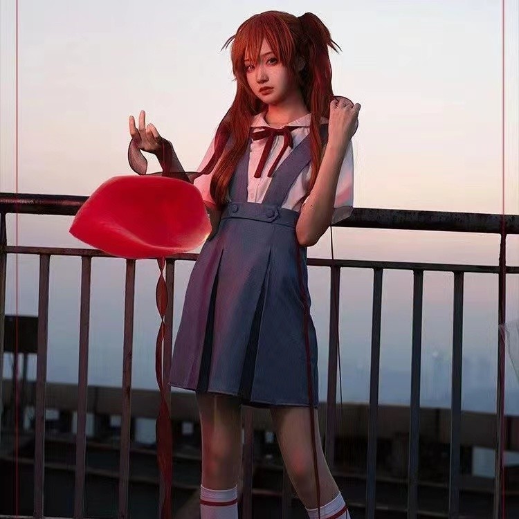 Fog Blue EVA Neon Genesis Evangelion Ayapoli cos Asuka cos Clothing ...