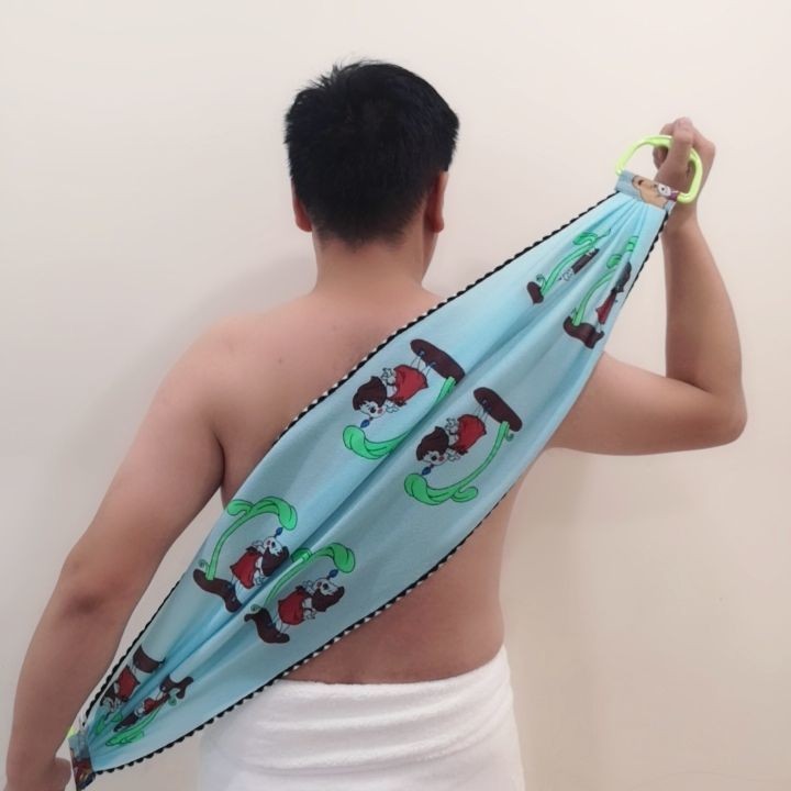 Men's and Women's Adult Bath Gloves Strip Back Rub Towel Shower Strip ...