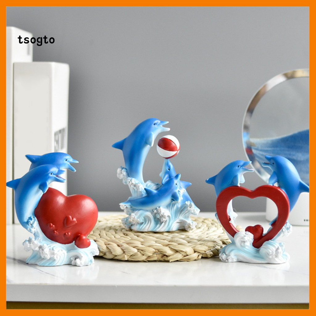 [TS] Romantic Dolphin Statue High Quality Resin Dolphin Statue Romantic ...