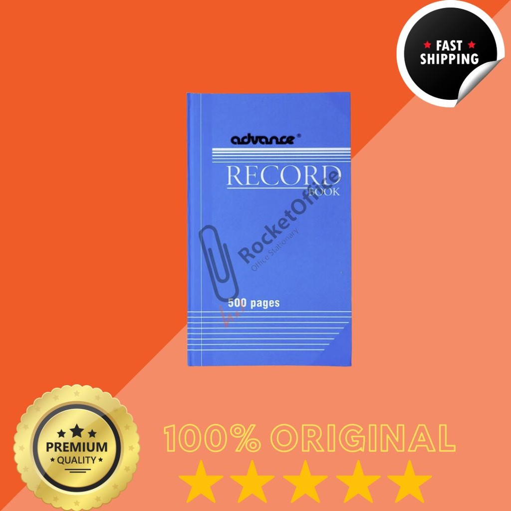 Advance Record Book Log Book Notebook 500 Pages | Shopee Philippines
