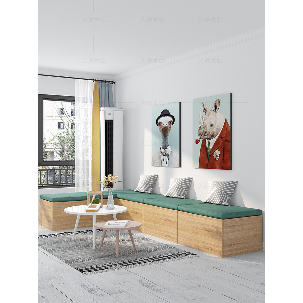 Splicing Bed Tatami Storage Sofa Bed xyt Bedroom Space-Saving Bed ...