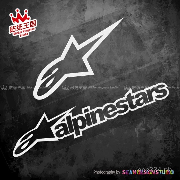 A Star Alpinestars Motorcycle Modification Bumper Stickers Car Car ...