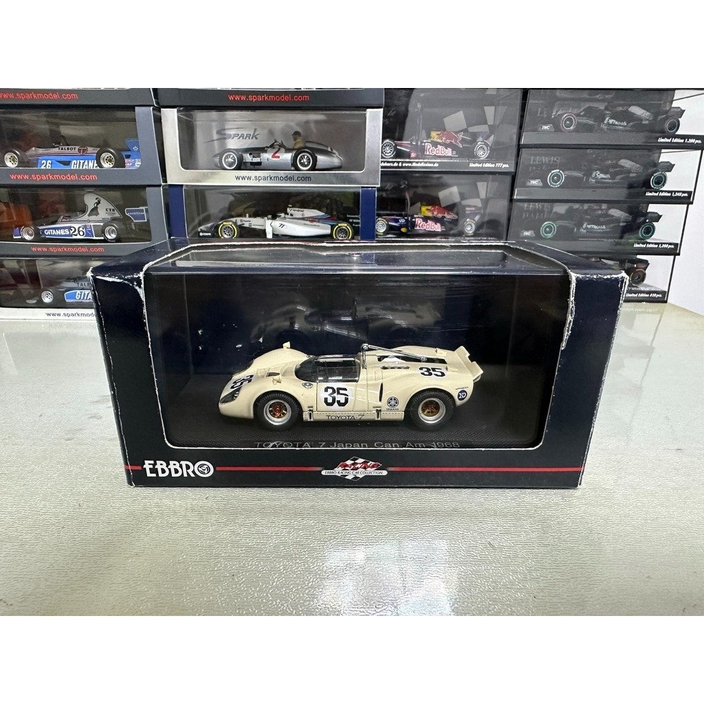 [Ready Stock] EBBRO 1/43 Toyota Toyota 7 Japan Can Am 1968 Model ...
