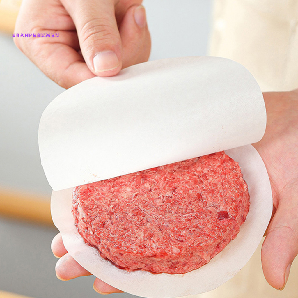 SFH- Burger Press Wax Paper Hamburger Press Liners 100pcs Non-stick ...