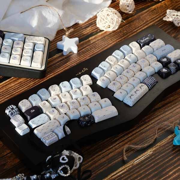 keycaps Haiyan polka dot SOA high Pbt full five-sided sublimation ...