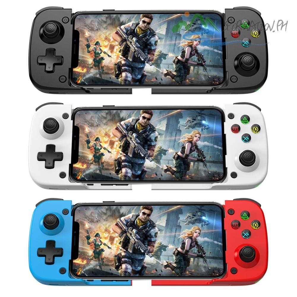 D3S Gamepad Telescopic BT Bluetooth Game Controller Hall Effect Joystick Mobile Gamepad with ...