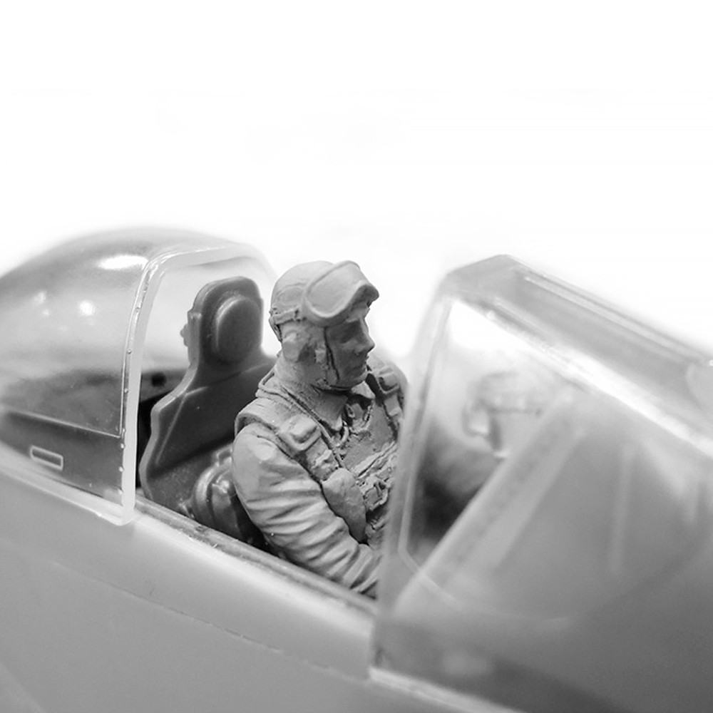 1/32 Forward Facing Pilot, Resin Model figure soldier, Military themes ...