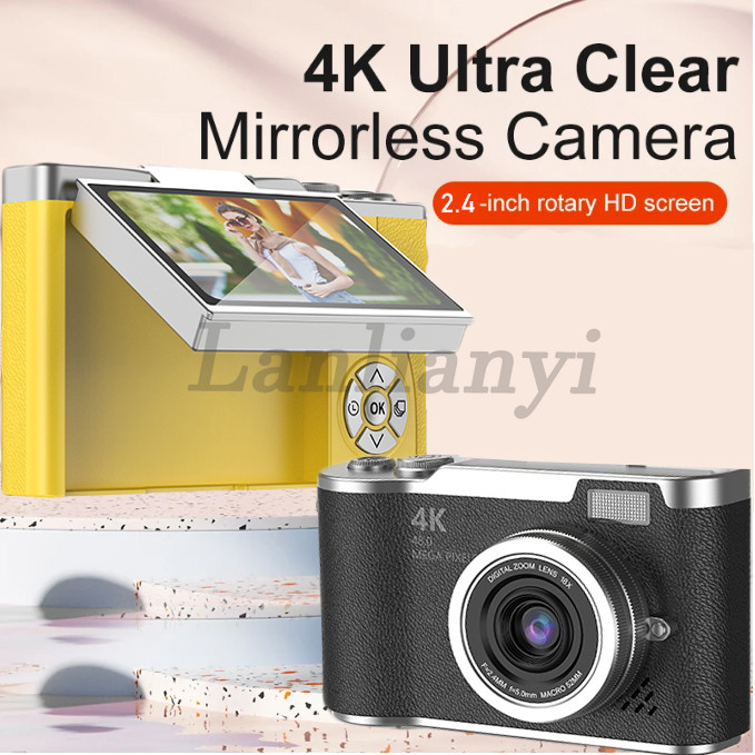 4K Camera for Photography 18X Digital Zoom Video Vlogging Camcorder for ...