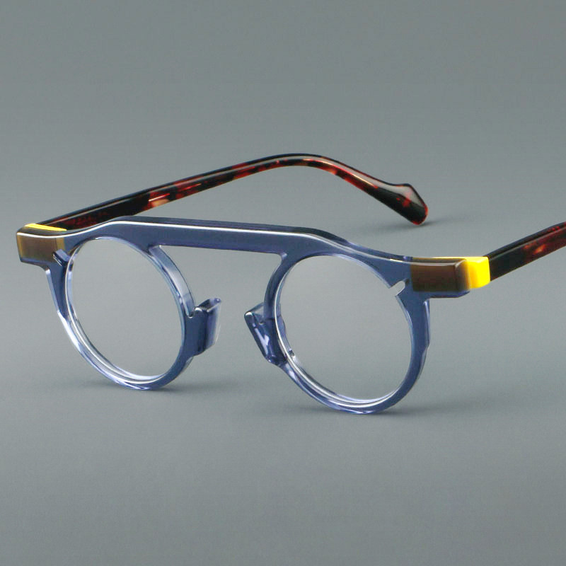 Glasses Frame Japanese Style Small Round Frame Acetate Glasses Retro ...