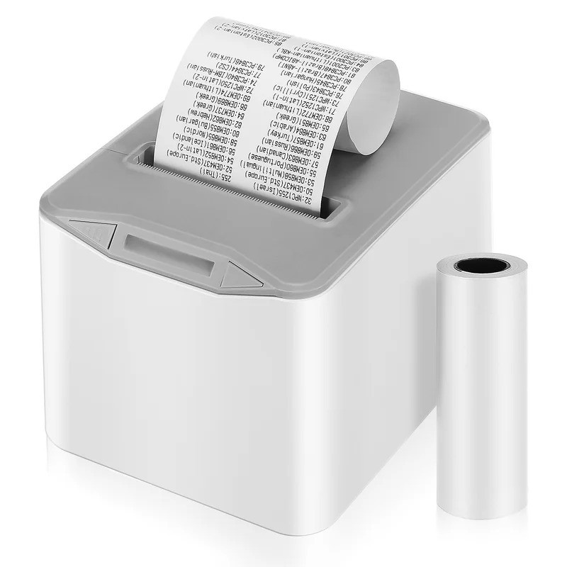 Portable Thermal Label Printer Receipt Printer 80mm Ticket Bill Heat ...