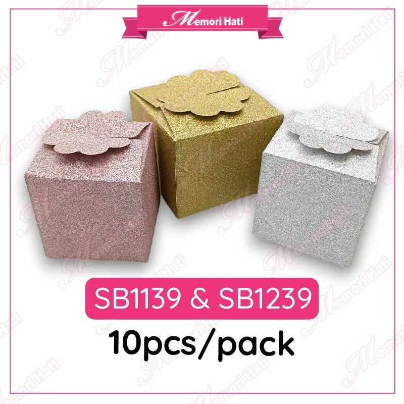 10pcs SB1139 & SB1239 Kotak Telur Berkilat Kotak Doorgift Gula-Gula Kek ...