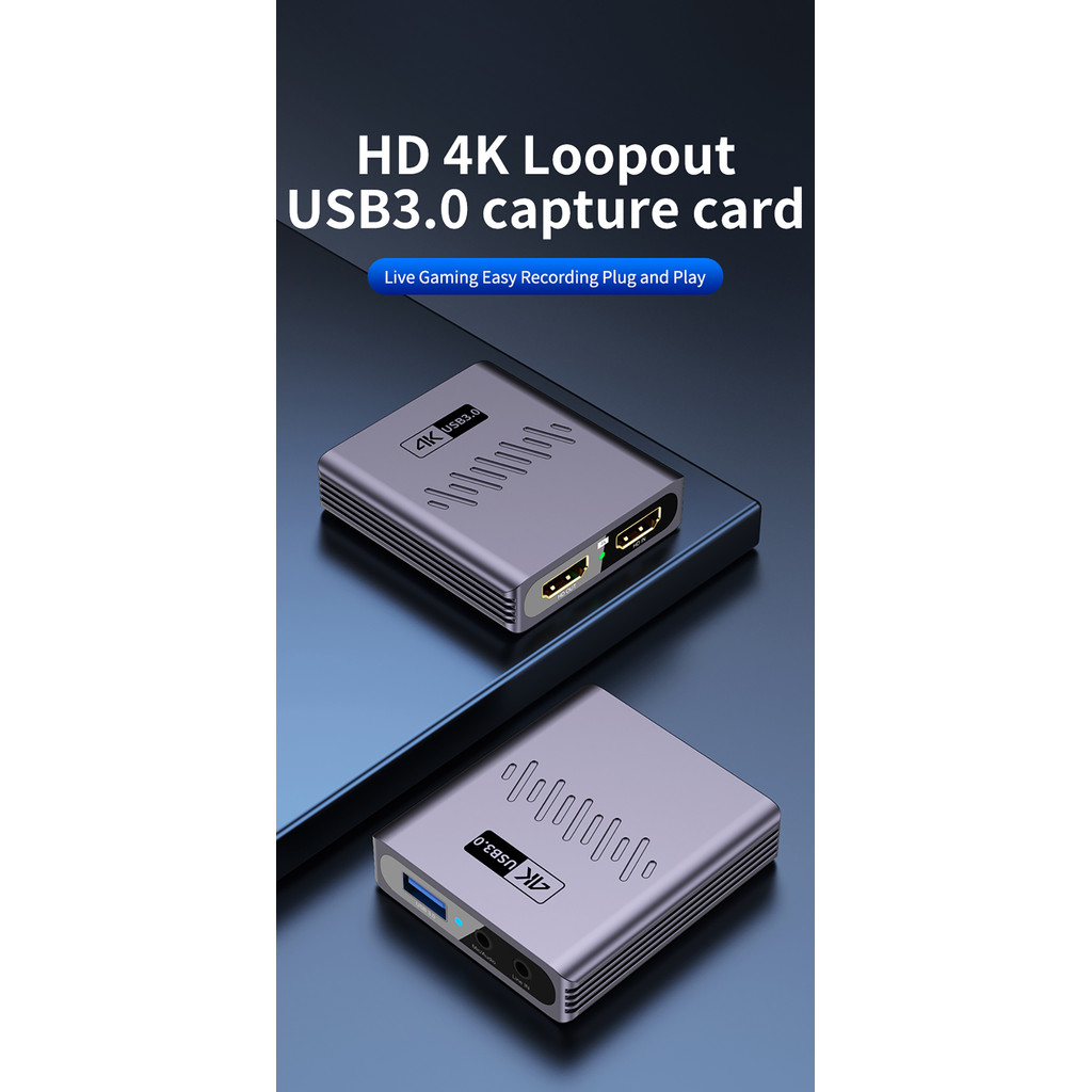 USB 3.0 Video Capture Card 1080P 4K 60Hz HD Video Recorder Grabber For ...