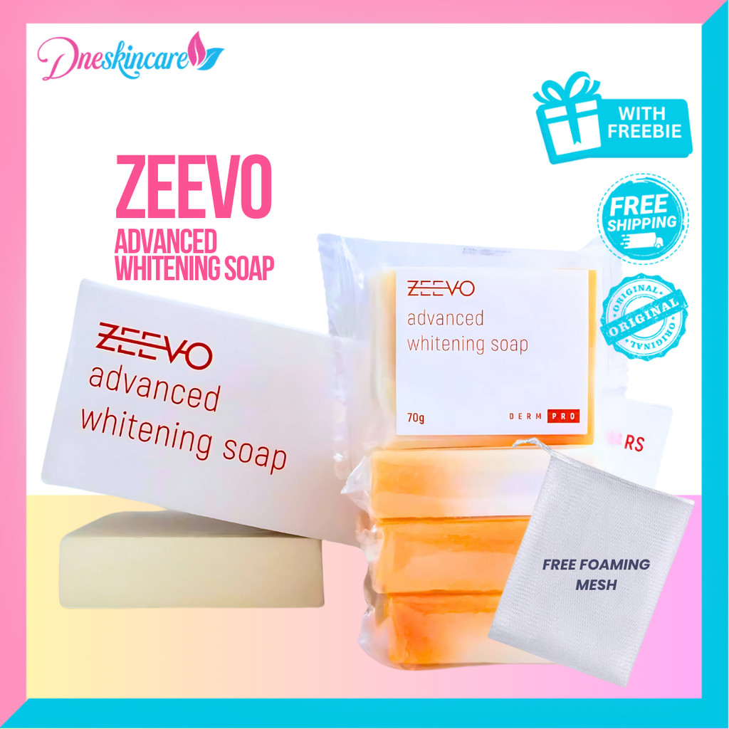 Zeevo Advanced Whitening Soap 10pcs per Box 70g Brightening Bleaching ...