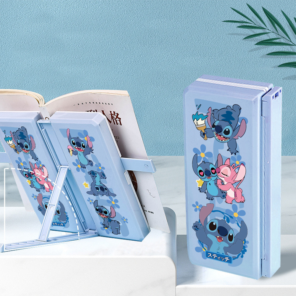 Stitch Multifunctional Stationery Box Stitch Book Shelf Pencil Case ...