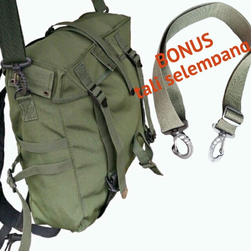 TNI RATIONAL model M1945 combat backpack can be carried as a sling ...