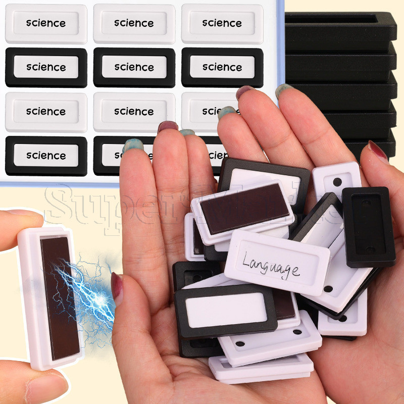Shelf magnet Label Plates - Retail Goods Classify Tags - Blank Rubber ...