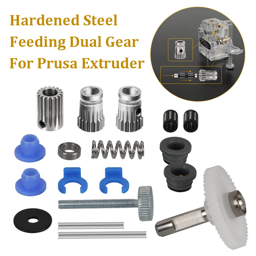 Dual Gear Extruder Hardened Steel Extrusion Feeding Gear Drive Extruder ...