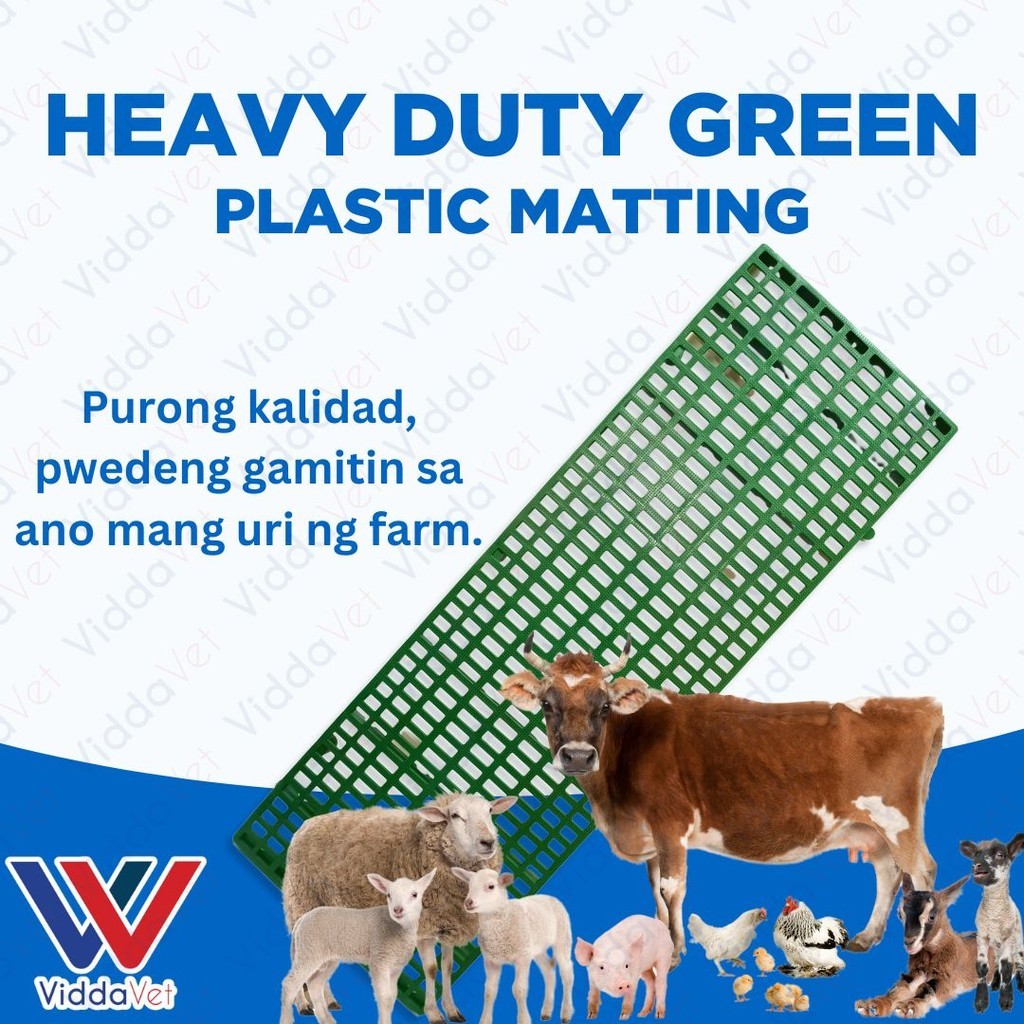 Green Plastic Mattings 1x3 for Pigs and Farm Animals plastic matting ...