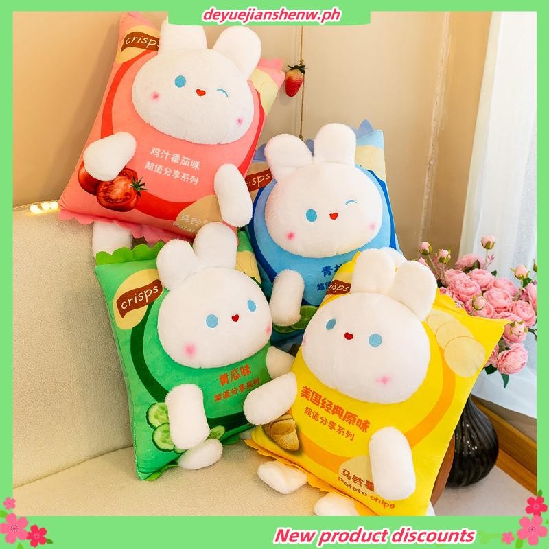 Cartoon Cartoon Rabbit Potato Chips Plush Toy Cute Snacks Potato Chips ...