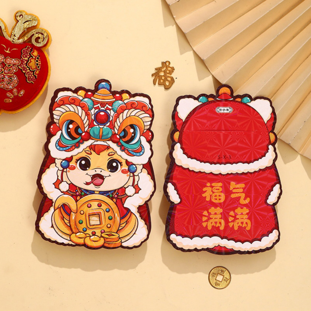 2025 Lucky Money Envelopes Red Envelope Pack for Gifts 6pcs Chinese New ...