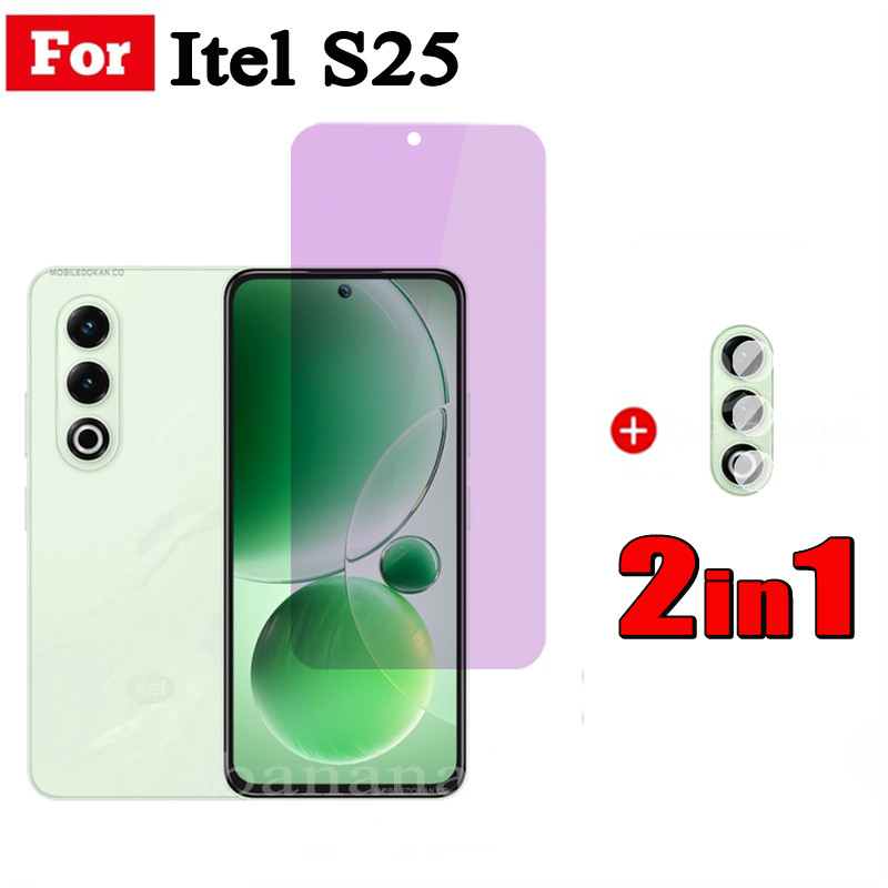 Itel S25 Anti Blue Light RayTempered Glass For Itel S24 S23 A70 A50 ...