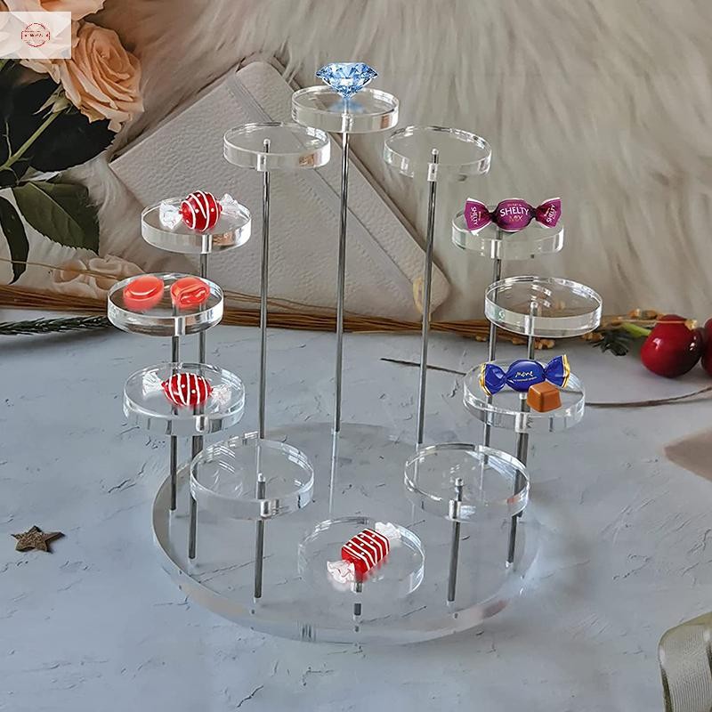 Sun 3/5/12 Tray Cupcake Stand Acrylic Display Stand For Jewelry/Cupcake ...