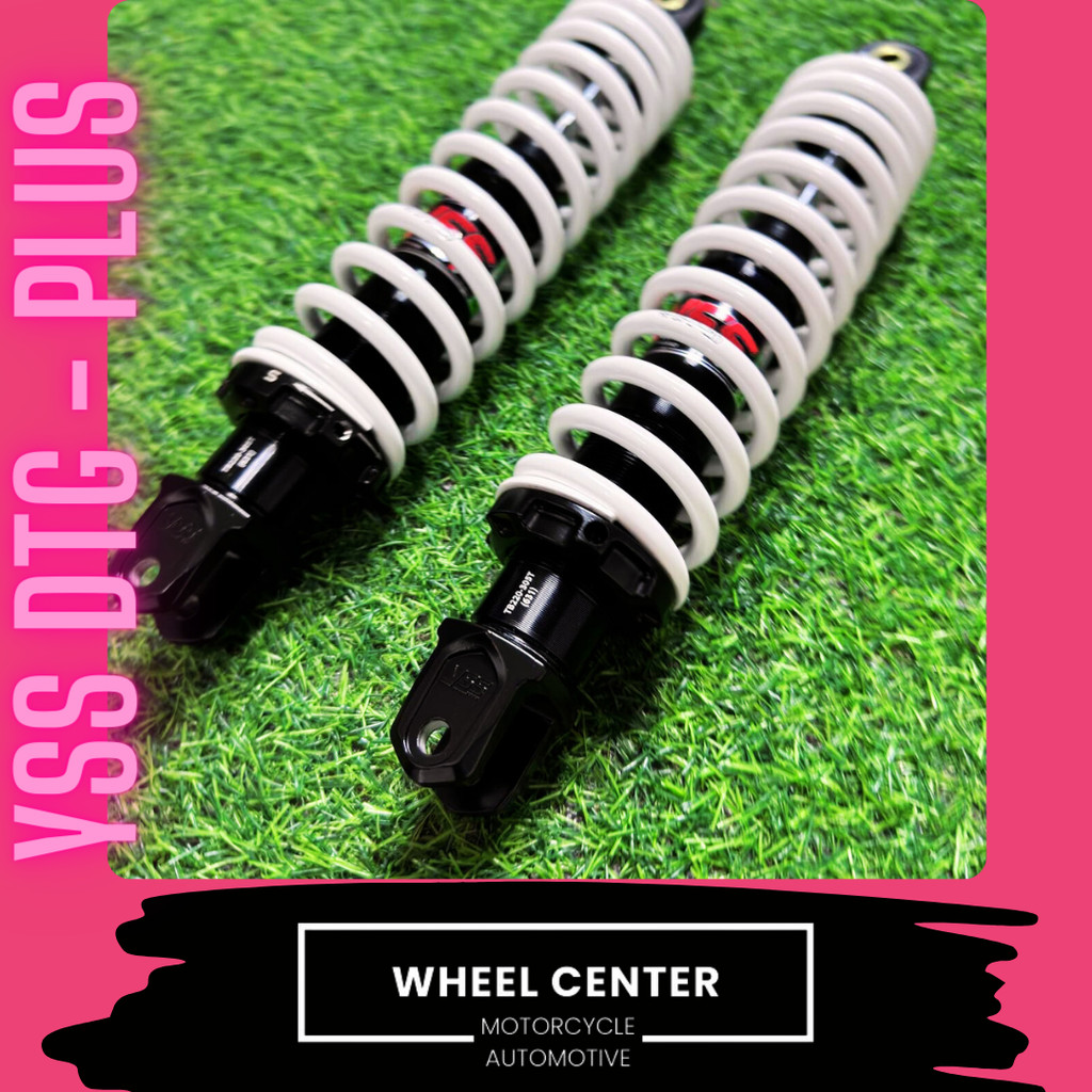 Yss dtg-plus motorcycle suspension 305mm nmax and aerox v1 and v2 white ...