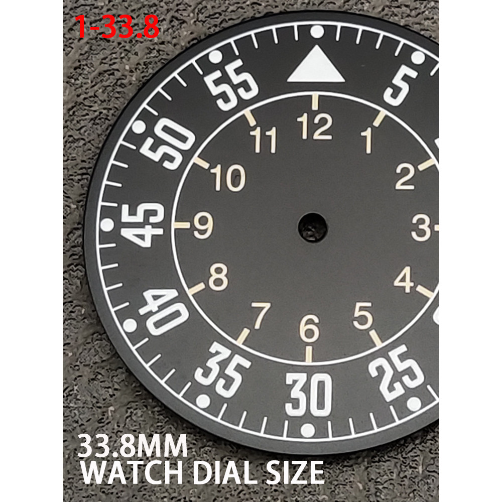 Modified Accessories 33.8MM Pilot Dial Suitable for NH35 Movement ...