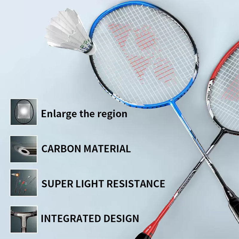 Badminton Racket 5U 30lbs Single Full Carbon Firber for Training ...