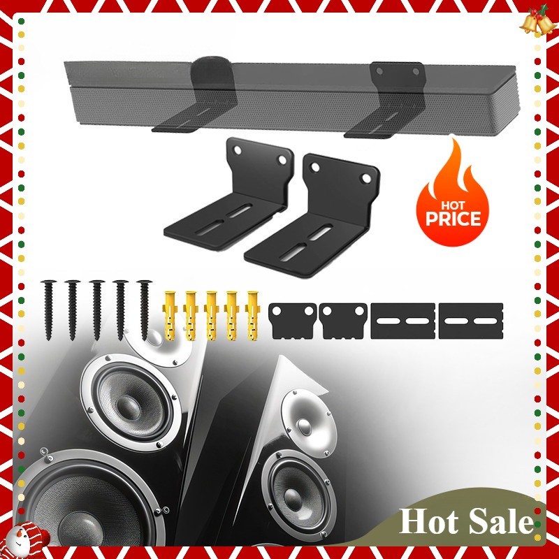 1set Universal Soundbar Mounting Bracket With Screw Sound Bar Mount ...