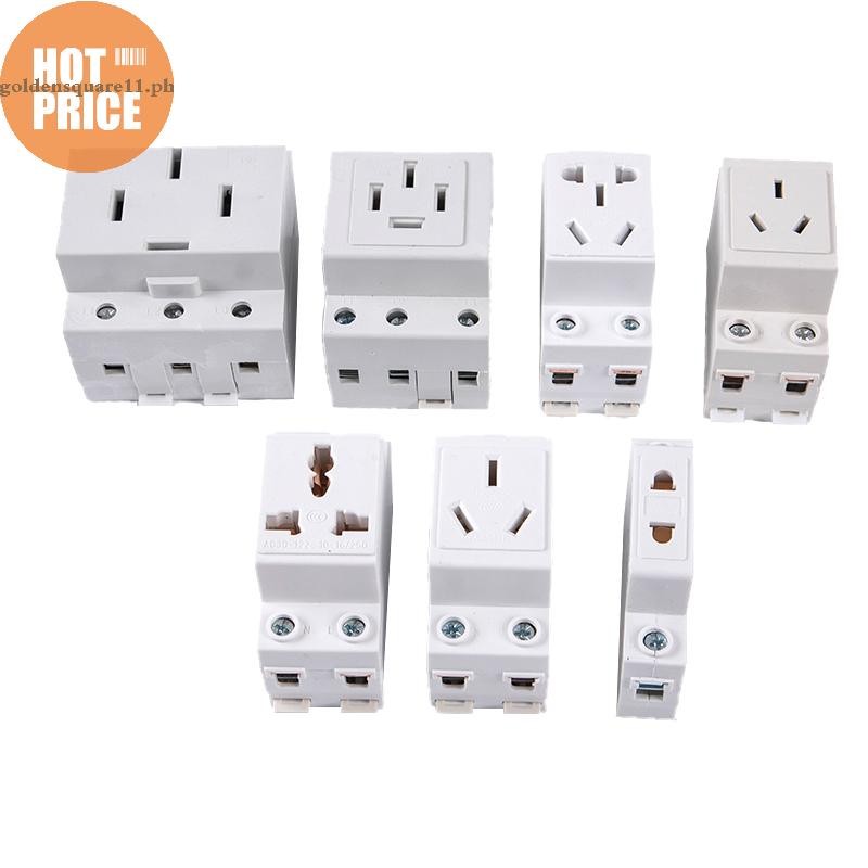 GOLDEN AC30 EU And AU Type 35mm DIN Rail Mount AC Power 10A 16A 25A ...