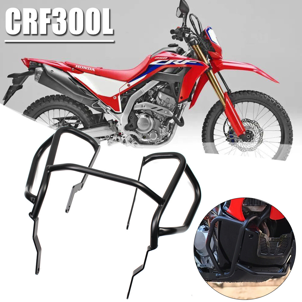 For HONDA CRF300L 2020-2023 Motorcycle Highway Crash Bar Bumper Body ...