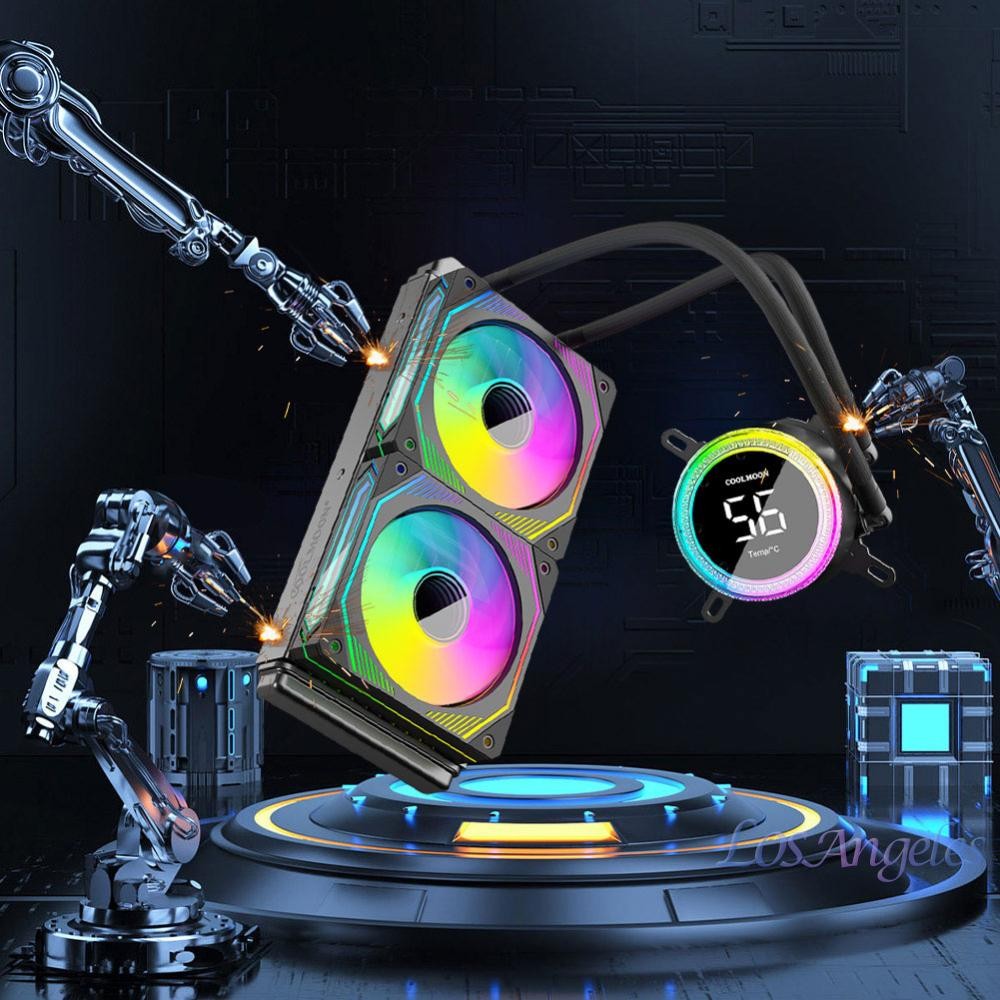 Liquid CPU Cooler 120mm ARGB & PWM Fans Water Cooling CPU Cooler for ...