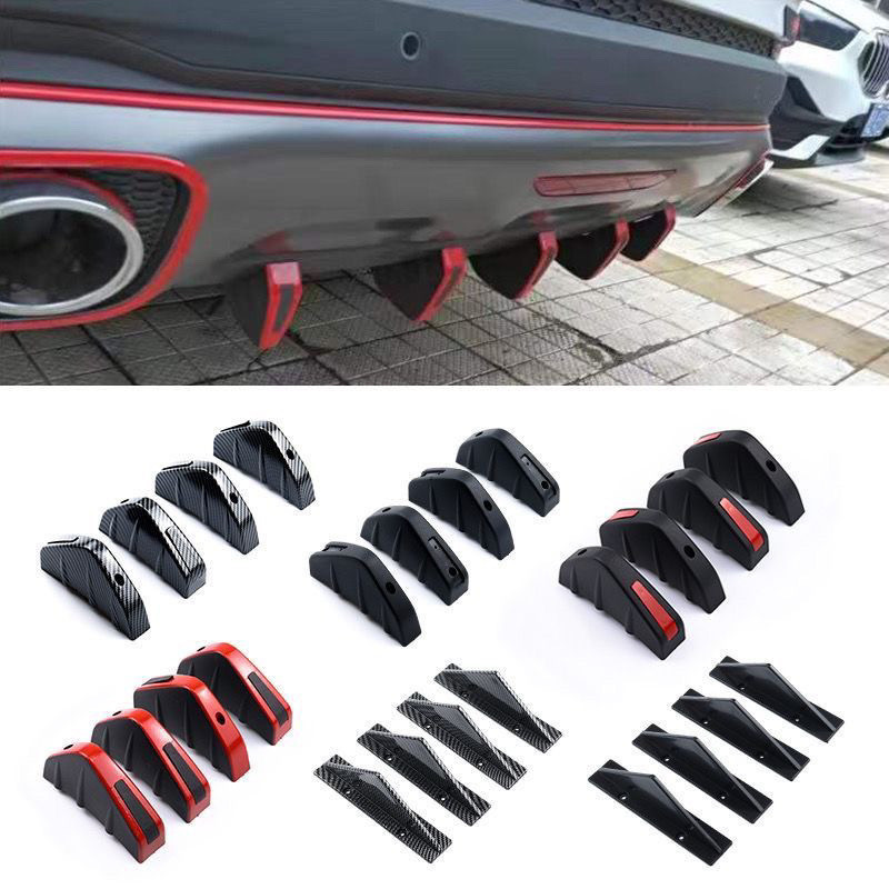 Car Modification Rear Spoiler Bumper Chassis Decoration Sports General ...