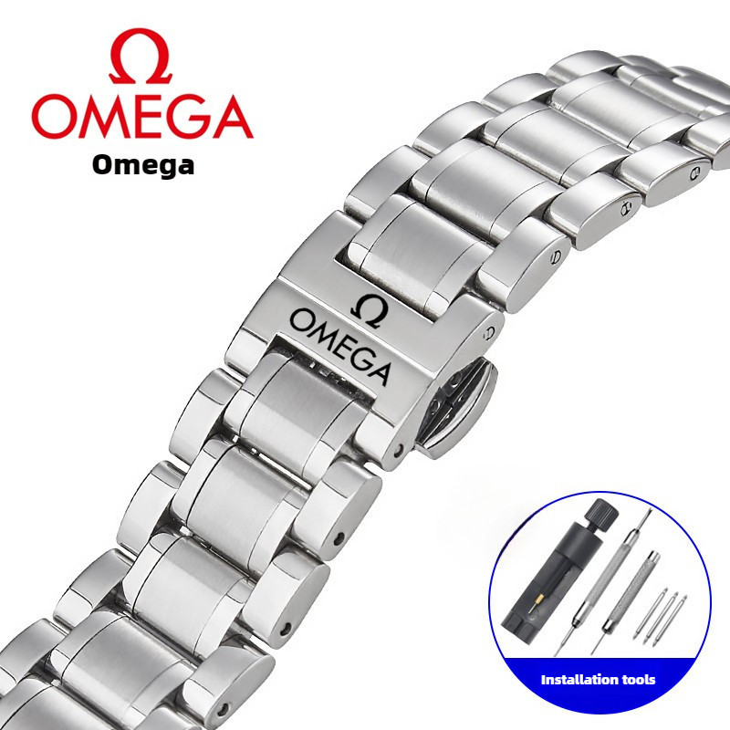 12/13/14/15/16/17/18/19/20/21/22mm Stainless Steel Strap for Omega ...