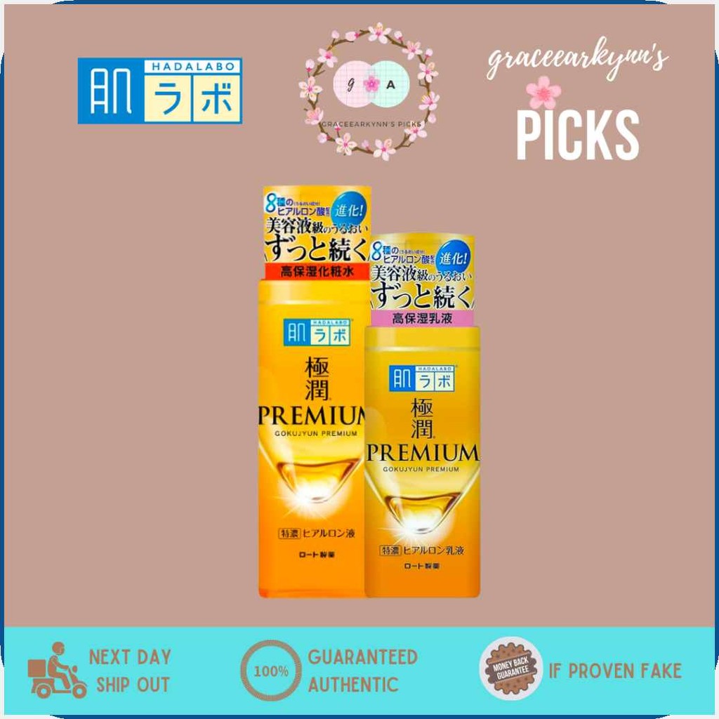 Hada(hR+Labo&k`Gokujyun;d`Premium;N`Hyaluronic;B`Acid;O`Hydrating;x`|;mZ`Lotion | Milk | Cream ...