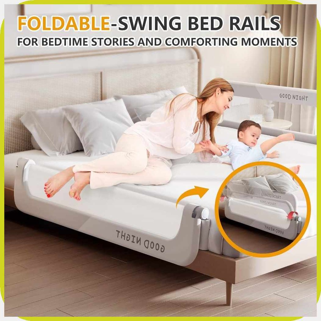 Bed+rt/Fence}Ju[Safety`n;Playpen&&Foldable&Height&Adjustable'Q