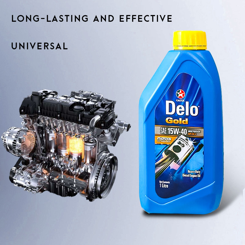 Delo Gold 15w40 1L Heavy Duty Motorcycle and Car Diesel Engine Oil High ...