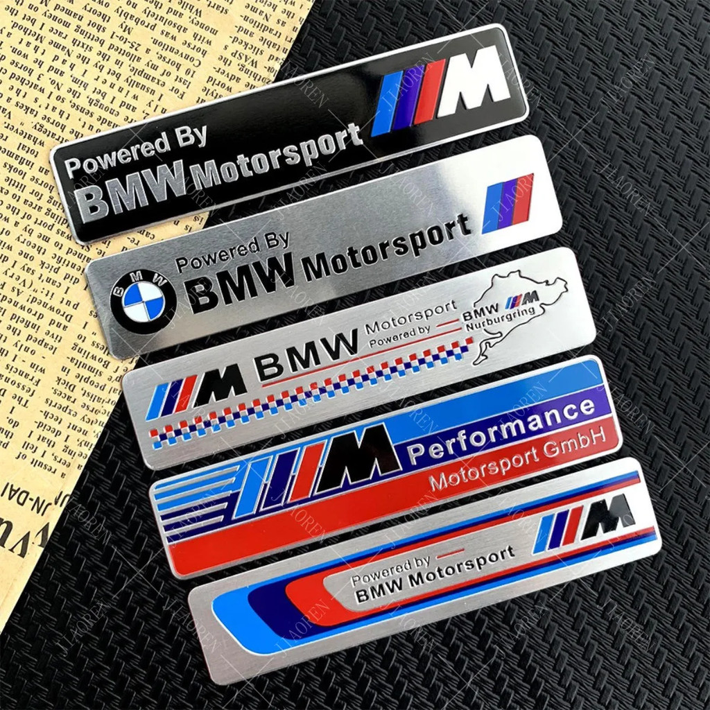 Aluminium Label Sticker Car Emblem for BMW Metal Sticker Logo Badge ...