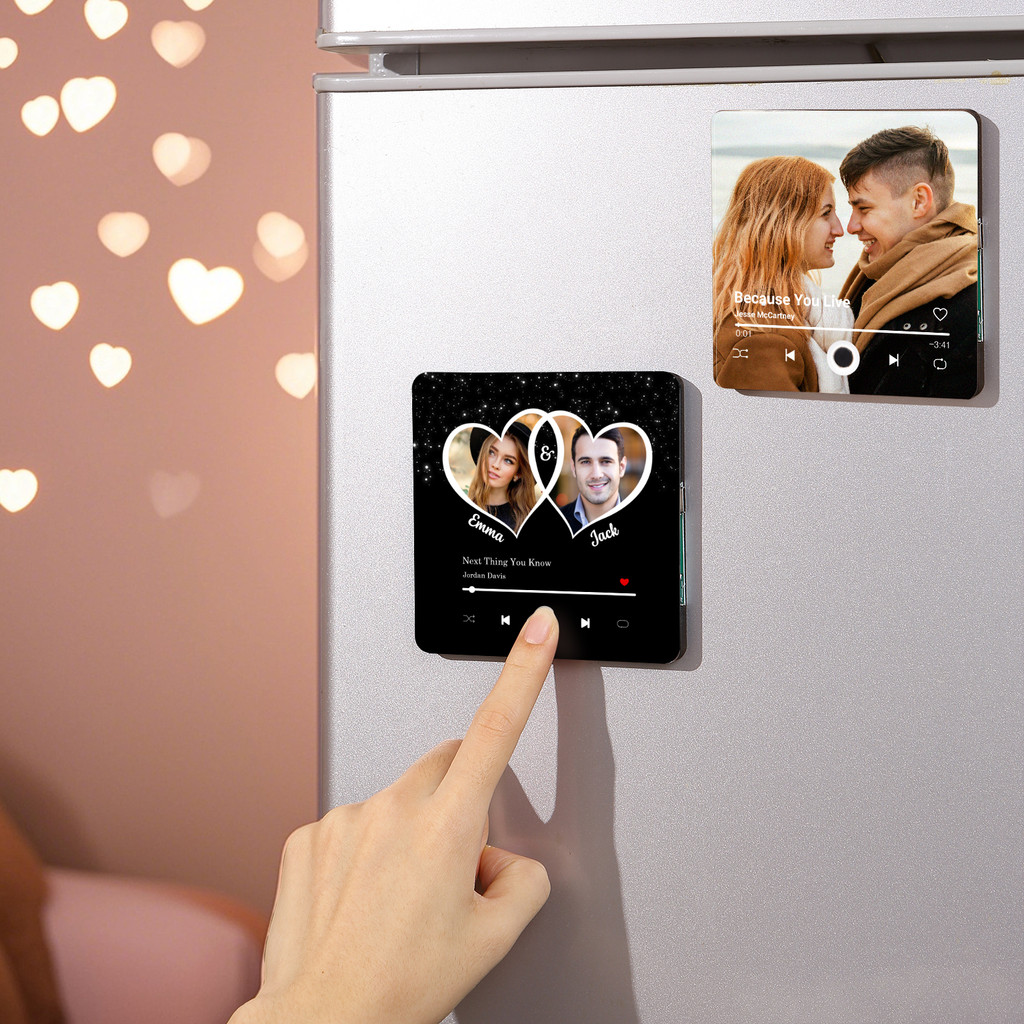 Personalized acrylic refrigerator magnets with various styles to choose ...