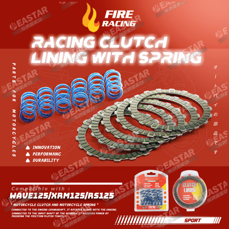 Racing Clutch Lining and Racing Clutch Spring for Wave 125/Xrm 125/Rs ...