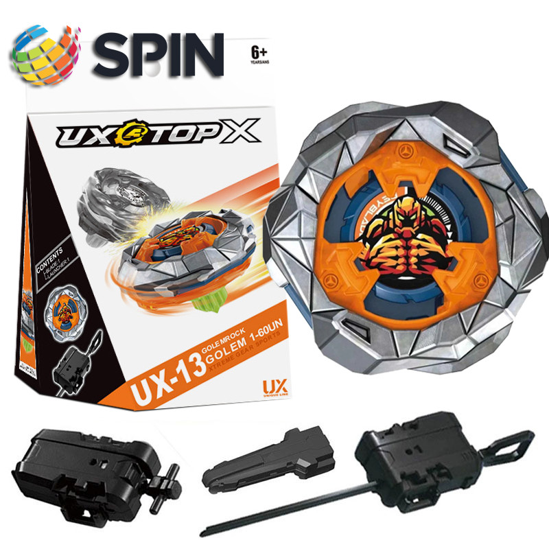 Beyblade X UX-13 Golem Rock Beyblade Xtreme with Launcher Led Grip Set ...