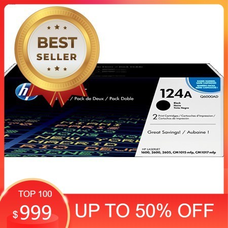 HP 124A Black Original LaserJet Toner Cartridge(Q6000A) / Computer ...