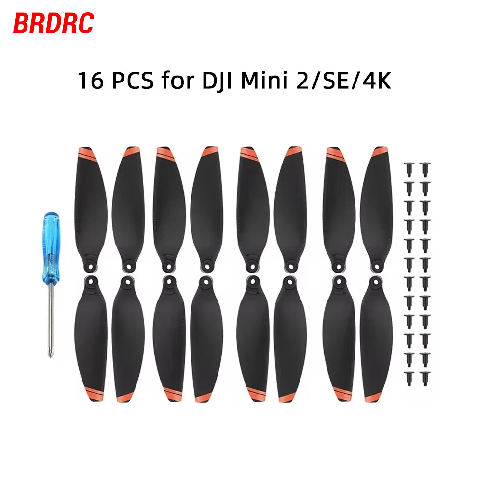 16 Pcs Propellers for DJI Mini 2/Mini 4K/SE Drone Props Blade ...